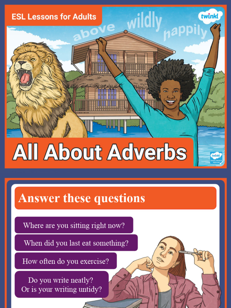 t 1702038370 Esl Adverbs Ppt Adults a2 b1 Ver 3 | PDF