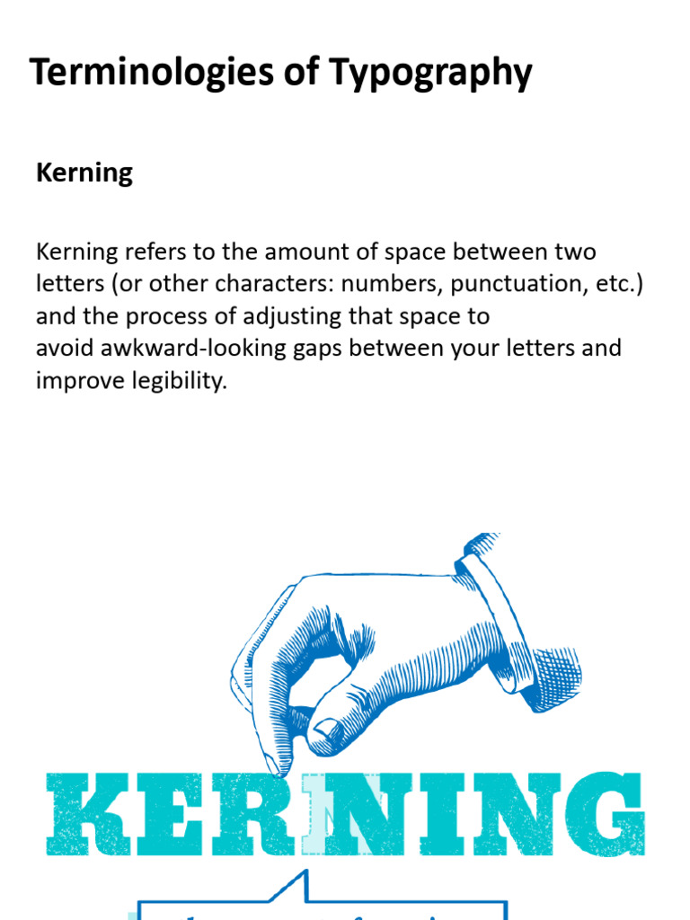 Terminologies of Typography | PDF | Graphic Design | Writing