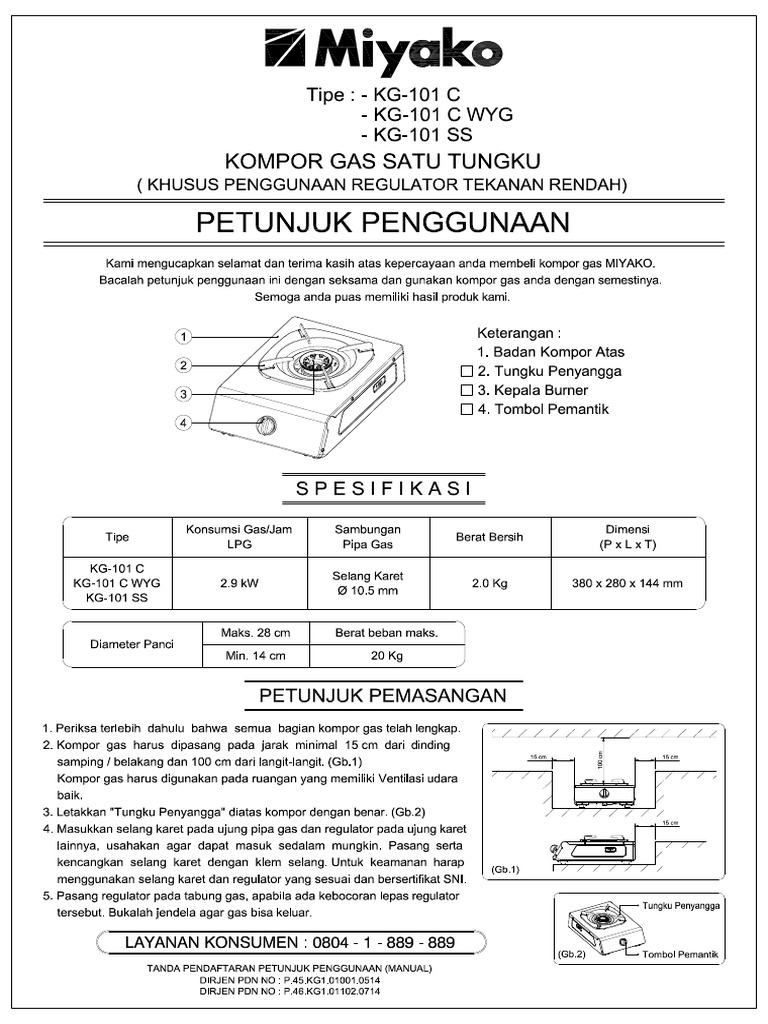 InstManual KG 101 | PDF