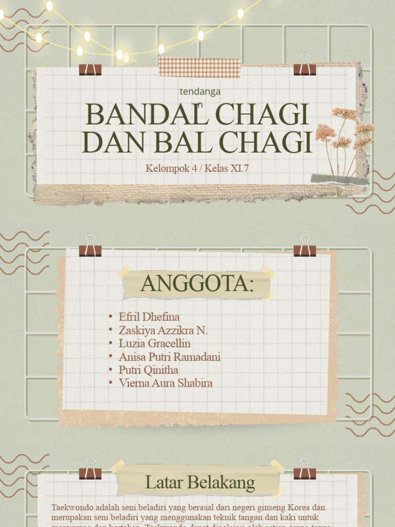 Teknik Tendangan Taekwondo: Bandal & Bal Chagi | PDF