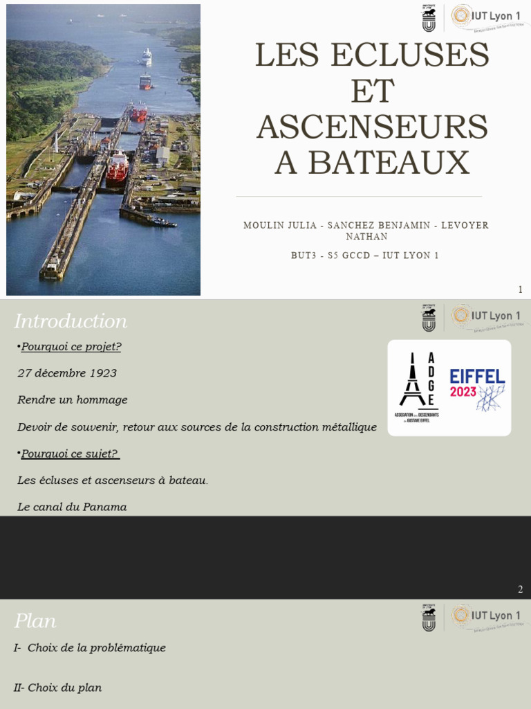 Les Ecluses Et Ascenseurs A Bateaux (1) (1) 5 | PDF | Ascenseur | Canal