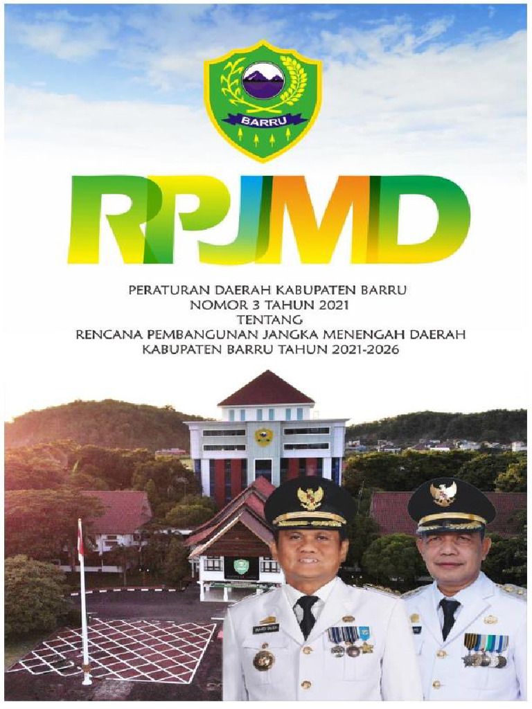 Perda 3-2021 RPJMD Kab Barru Tahun 2021 - 2026 | PDF