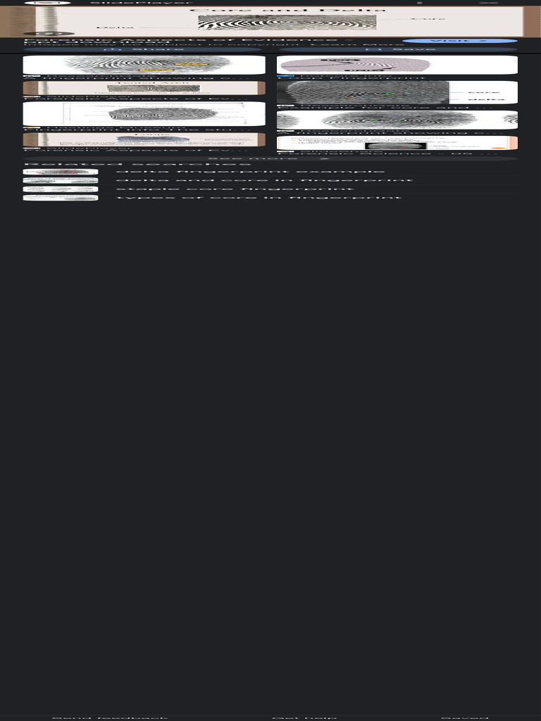 core fingerprint example - Google Search | PDF