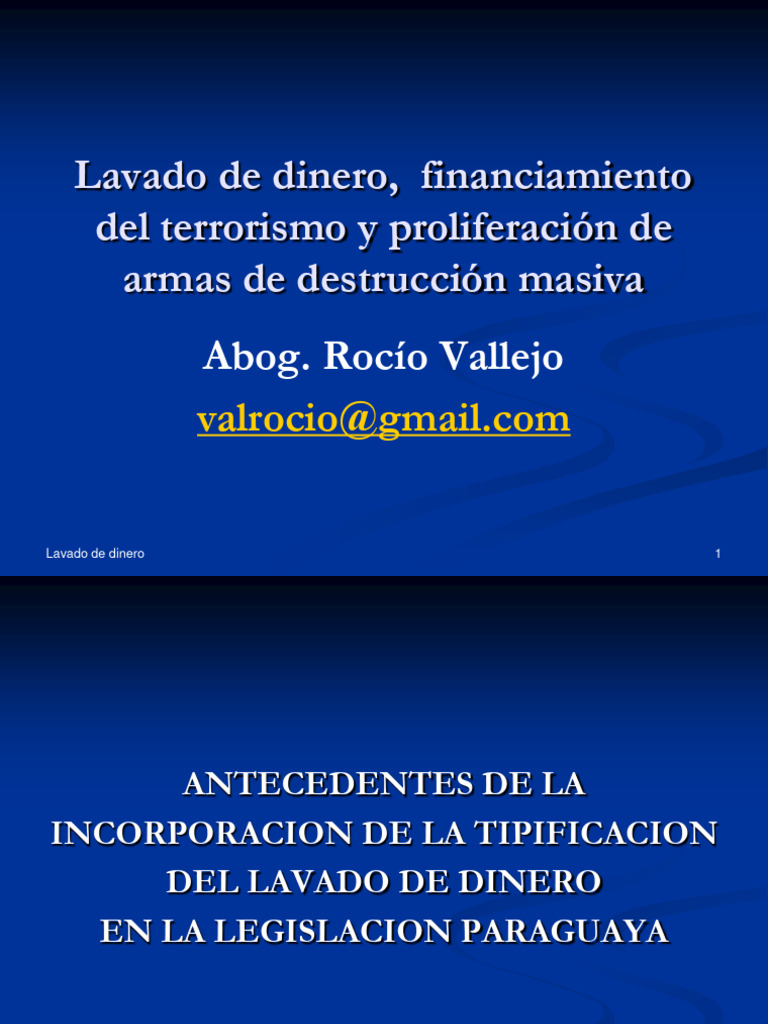 Lavado de Dinero. Oec. Completo. Con Enfasis en Resolución 85-2015 | Descargar gratis PDF ...