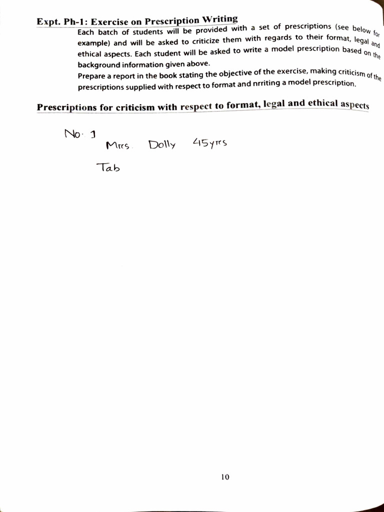 Pharmacology Practical | PDF