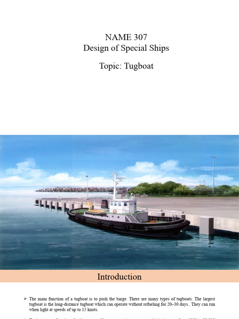 Tug Boat | PDF | Technology & Engineering