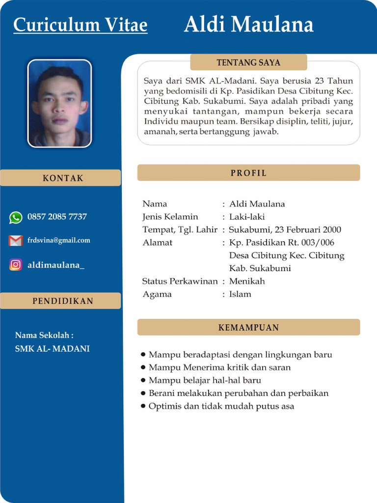 CV Aldi | PDF