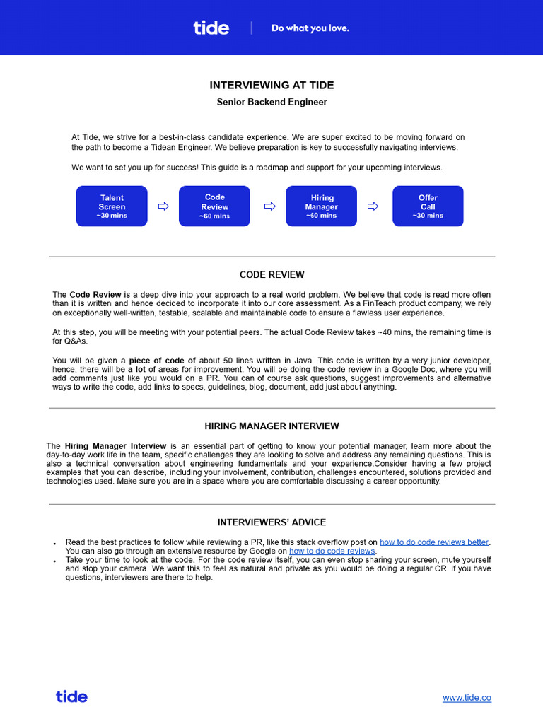 Interview Prep Guide - Java Backend Engineer | Download Free PDF | Human Communication