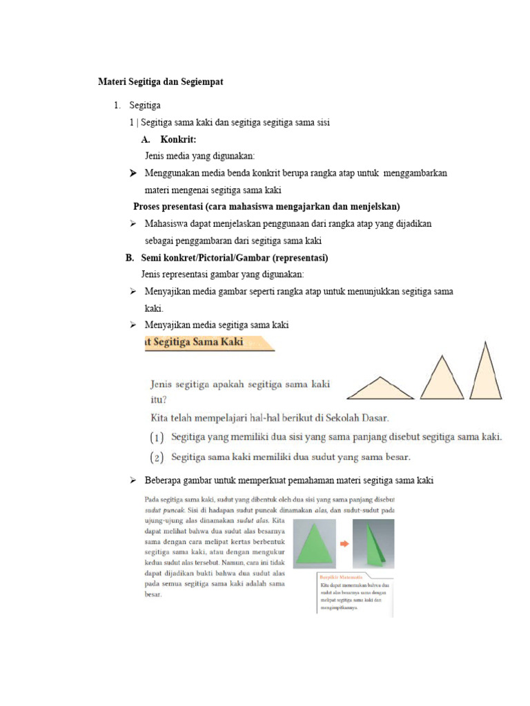 Segitiga Dan Segiempat | PDF