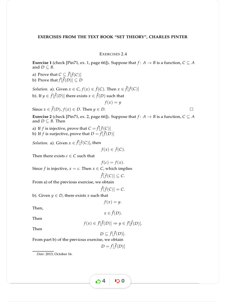 Ejercicio | PDF | Function (Mathematics) | Mathematical Relations