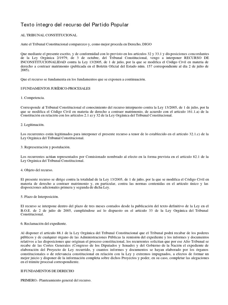 EJEMPLO2 | PDF | Matrimonio | Constitución