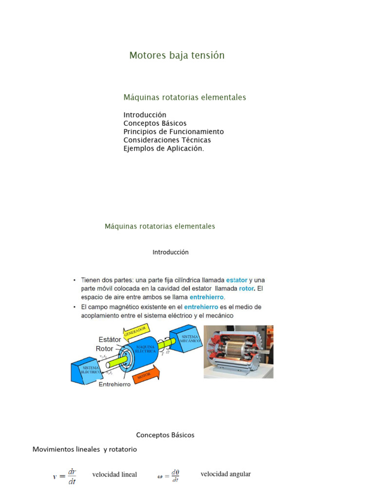 Cap 2 Motores Elementales | PDF | Caballo de fuerza | Física