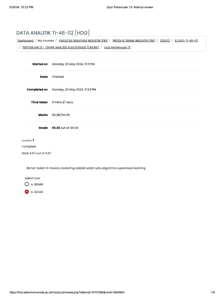 Quiz Datik 13 Diaz | PDF