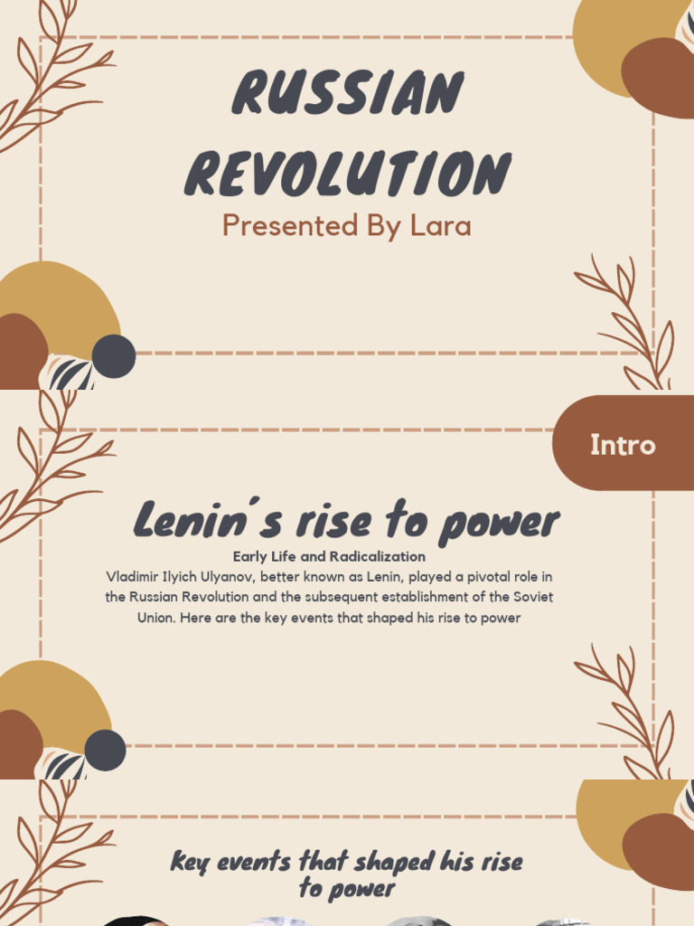 russian revolution lenins rise to power | PDF | Vladimir Lenin | Bolsheviks