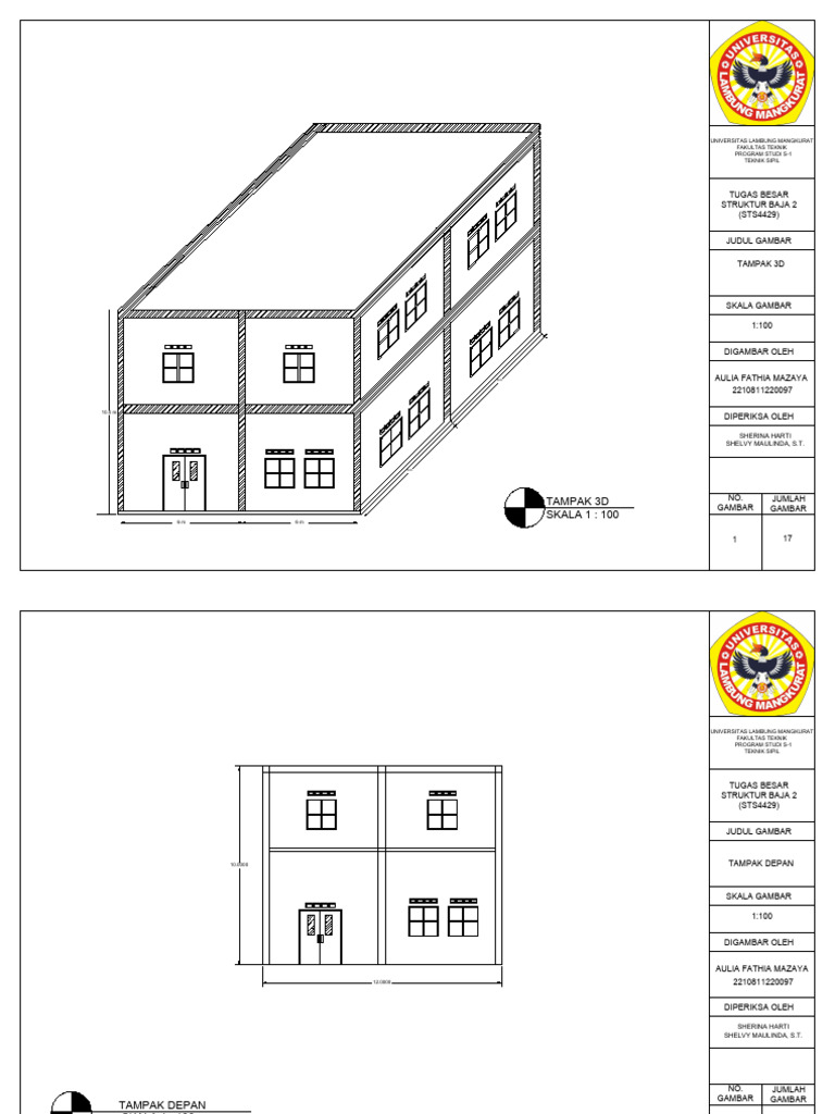 Gambar TB Baja Ii - Aulia Fathia Mazaya - 2210811220097 | PDF