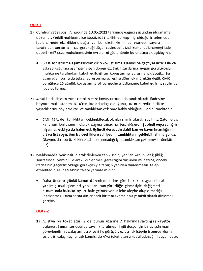 Ceza Muhakemesi Hukuku Cozumlu Pratik CA | PDF