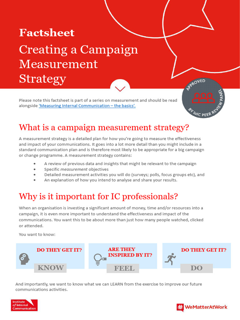 Creating-a-Campaign-Measurement-Strategy-Factsheet 2024 | Download Free ...