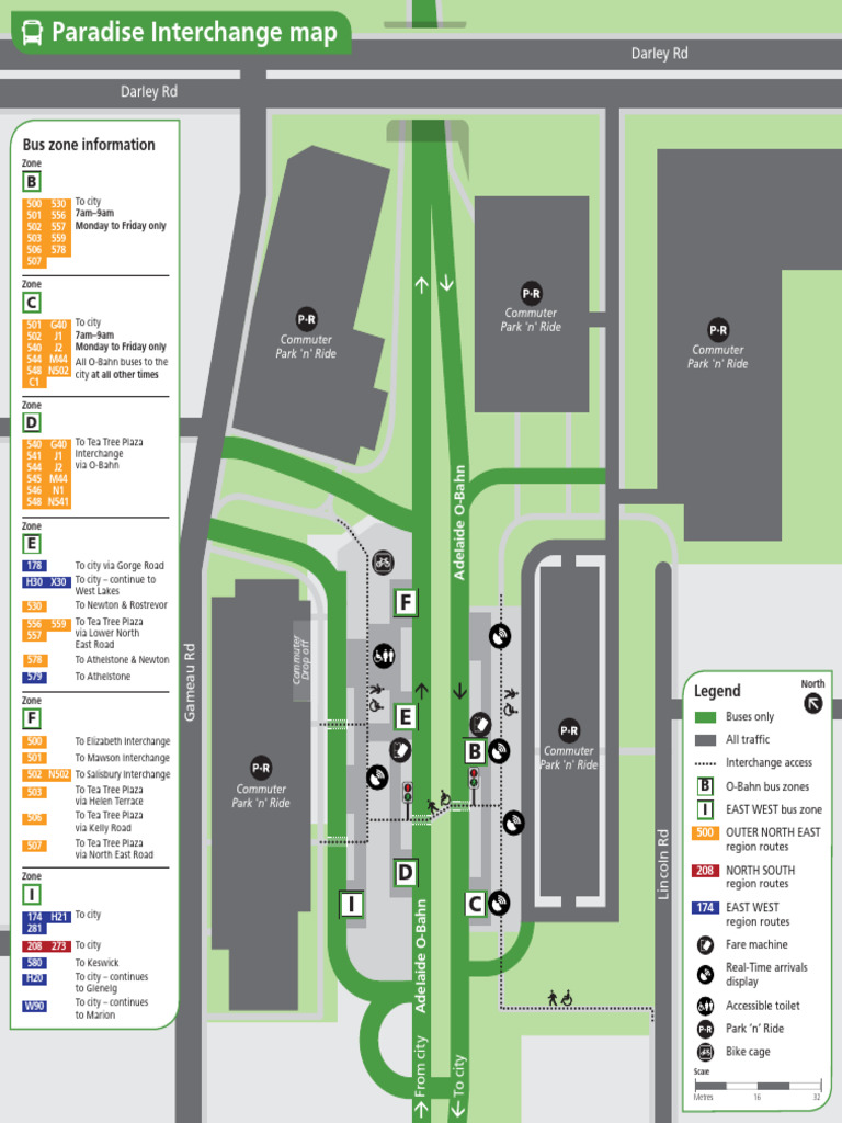 Paradise Interchange Map | PDF | Bus Transport | Public Transport