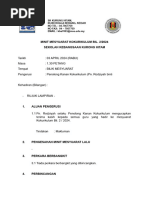 Minit Mesyuarat Bil 1 2025 | PDF