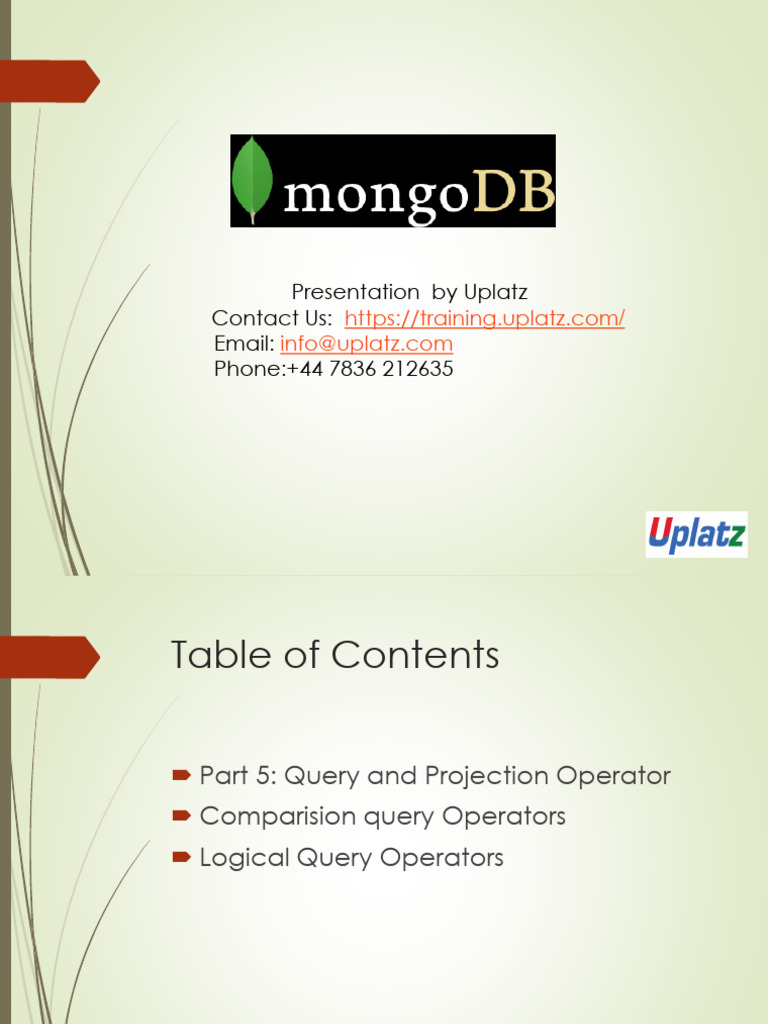 Mongodb Session 5 | PDF | Regular Expression | Data Type