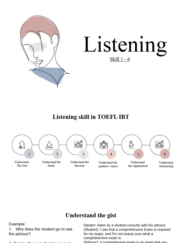 Ppt TOEFL Listening | PDF