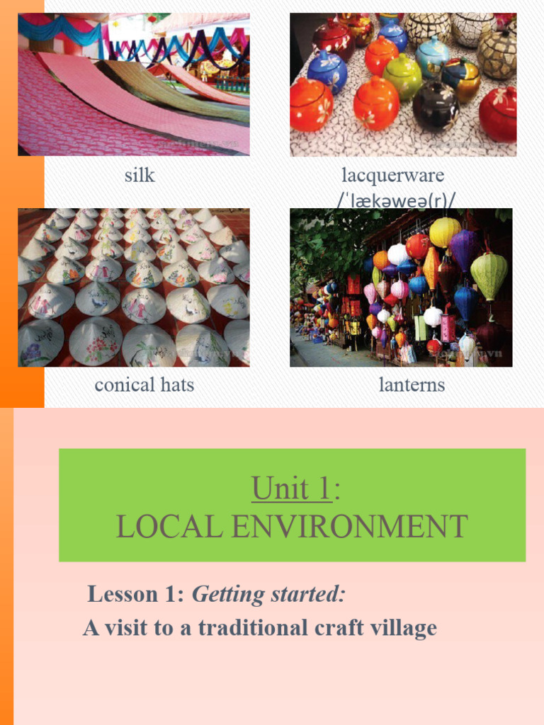 Unit 1 Local environment Lesson 1 Getting started | PDF