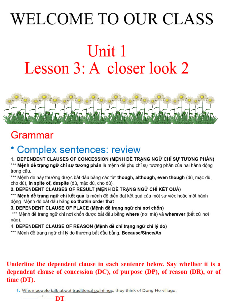 Unit 1 Local Environment Lesson 3 A Closer Look 2 | PDF | Semantic ...