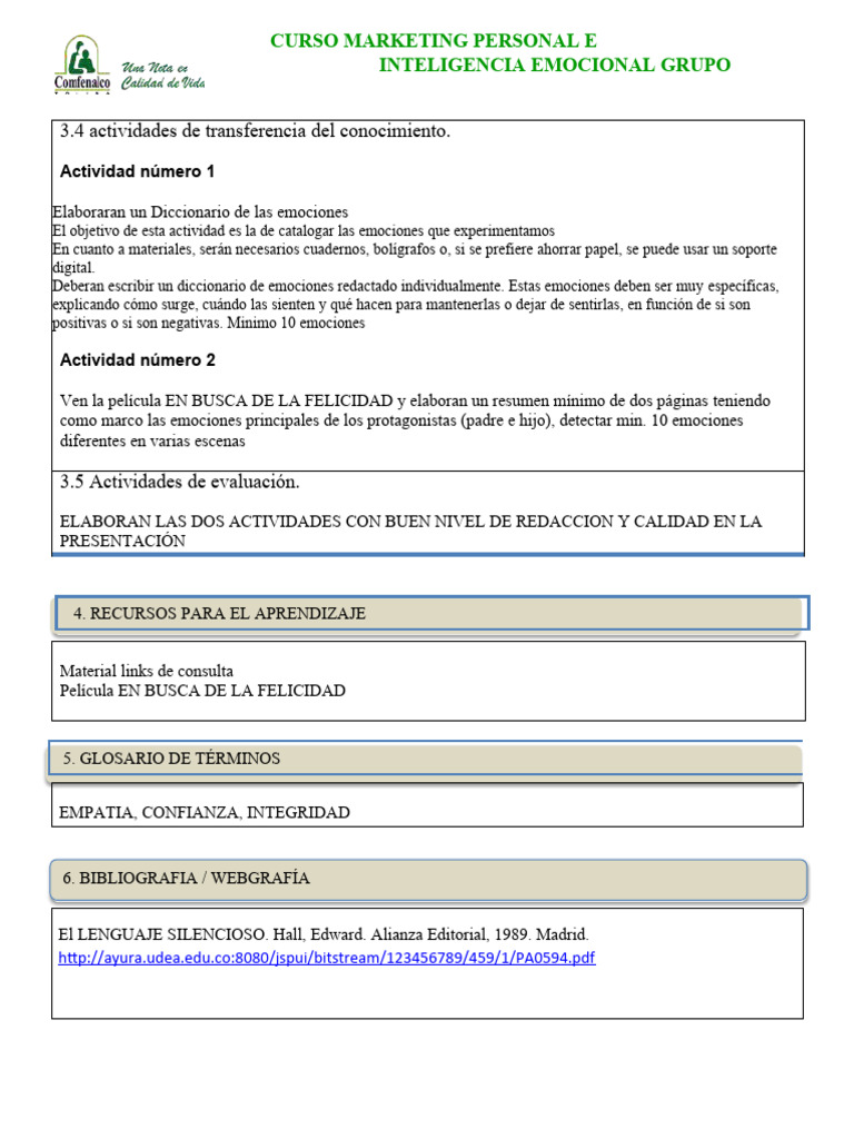 Guia 2- oct.23 LAURA BRILLITH MONTERO | PDF | Las emociones | Gratitud