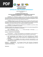 EO No. 005 2018 REORGANIZATION BDRRMC COMPOSITION | PDF | Emergency ...