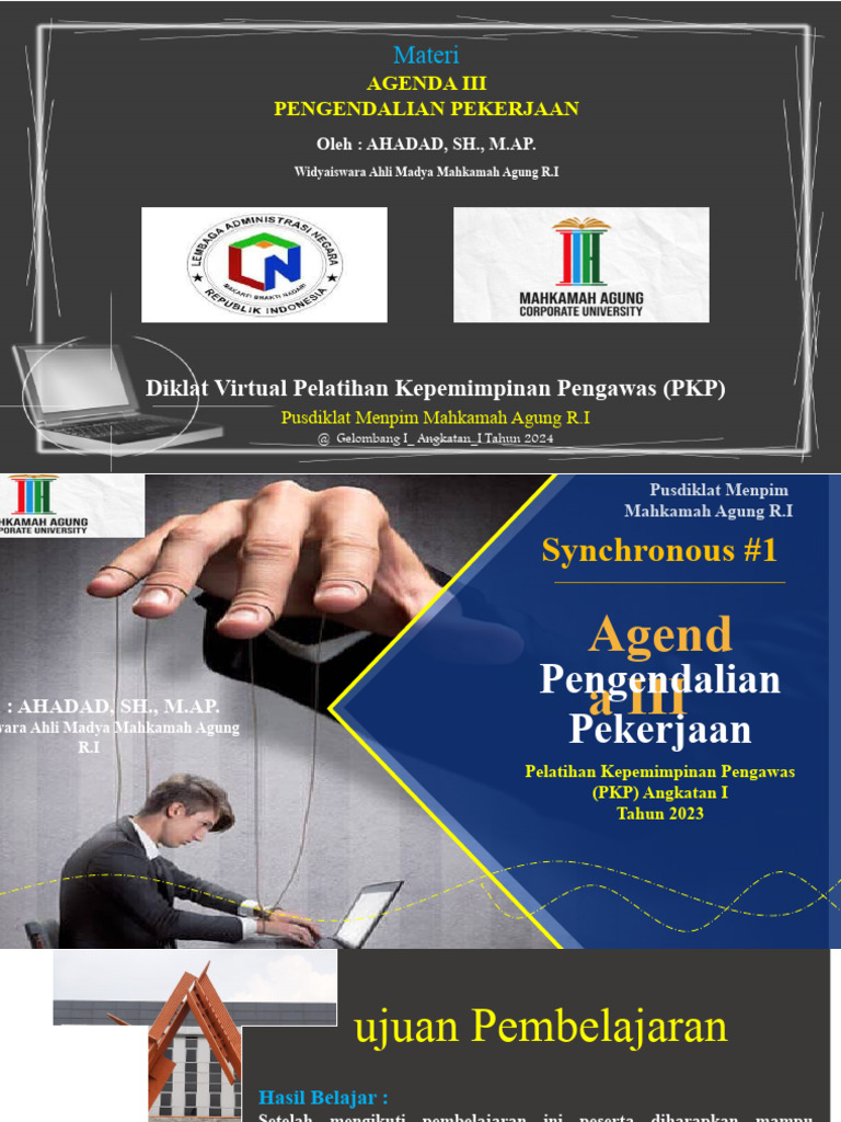 Materi PKP Agenda 3 Hari 1 Ahadad 2024 | PDF | Karier & Perkembangan