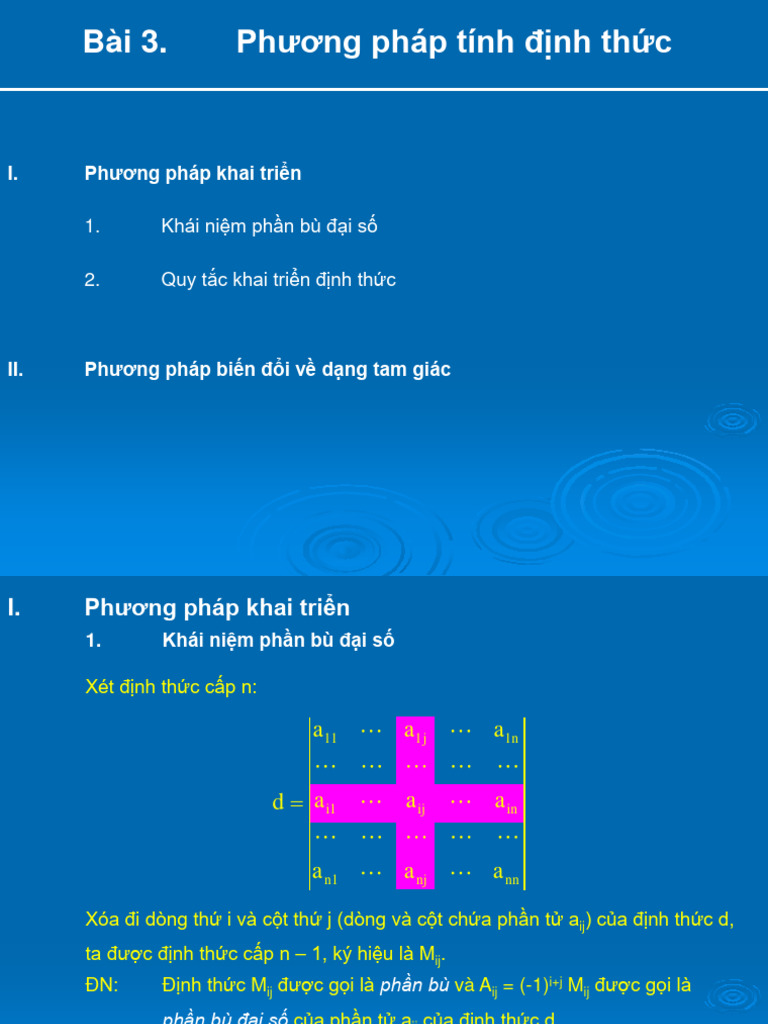 1.3. Phuong phap tinh dinh thuc.pdf | PDF