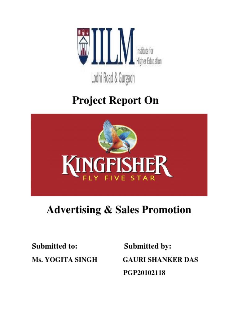 Kingfisher Project | PDF | Advertising | Beverages