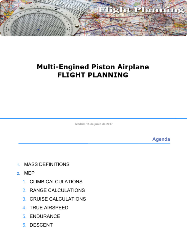 Mep Planning | PDF | Altitude | Airspeed