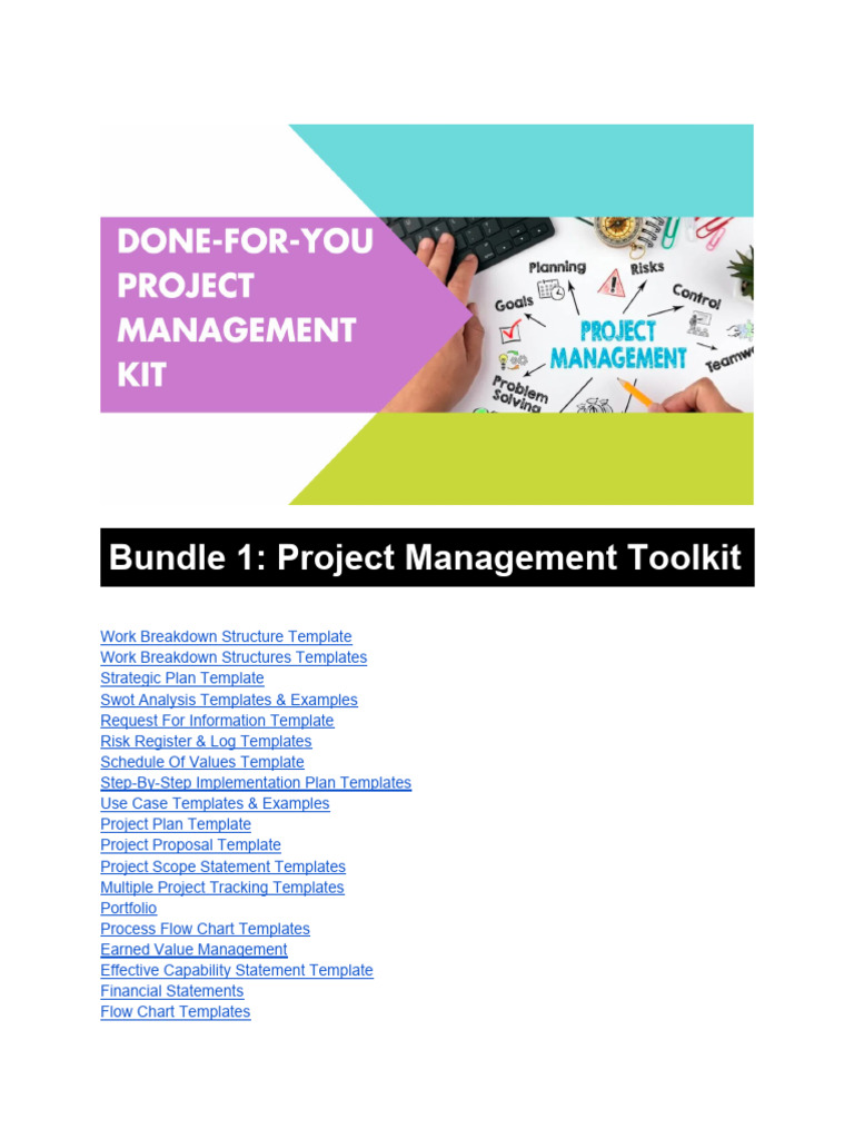 [DOC] Project Management Templates | Download Free PDF | Project ...