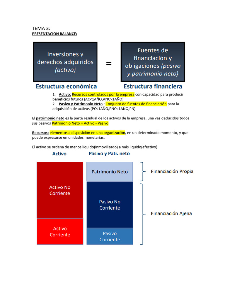 Tema 3 Aef | PDF | Hoja de balance | Business
