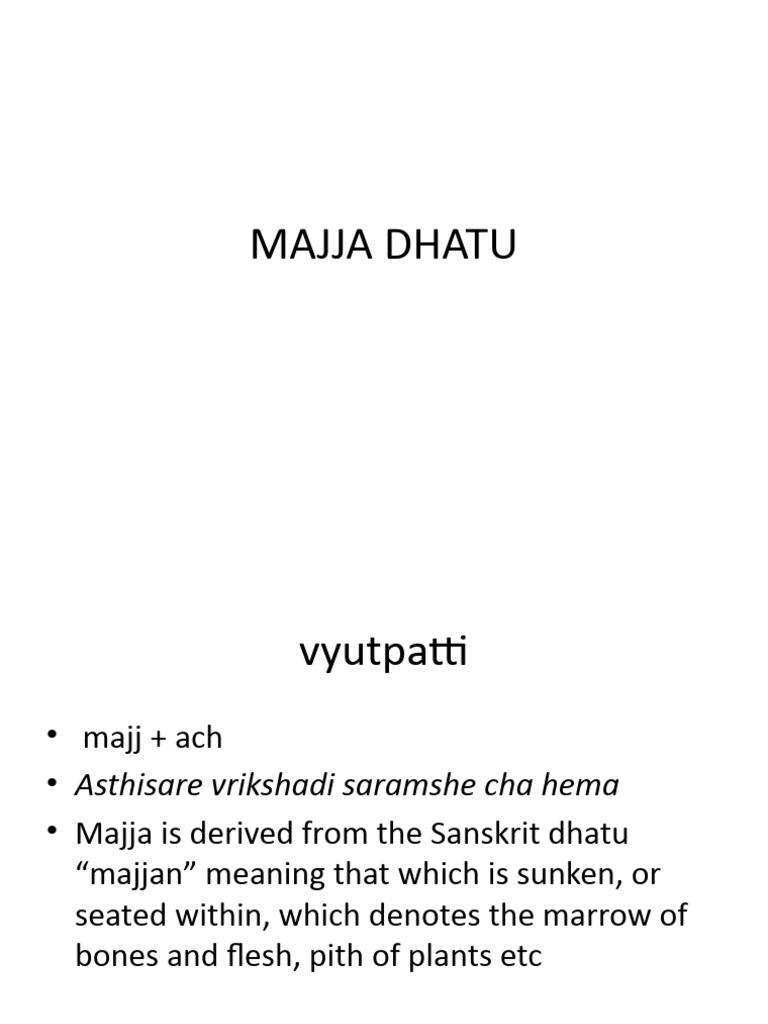 majja dhatu | Download Free PDF | Bone | Skull
