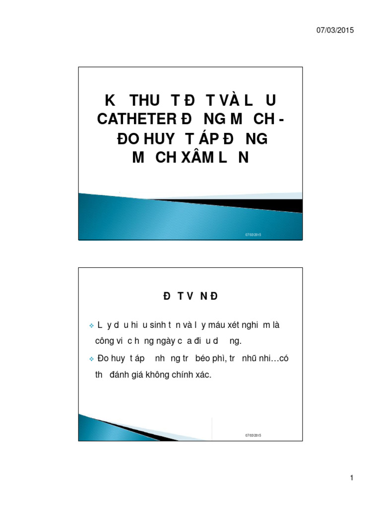 theo doi va cham soc bn co huyet ap dong mach xam lan 2 slides 2014 | PDF