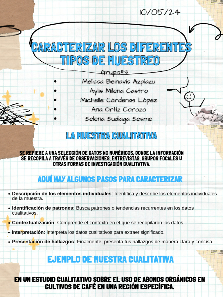 Caracterizar Los Diferentes Tipos de Muestreo | PDF | Estadísticas ...