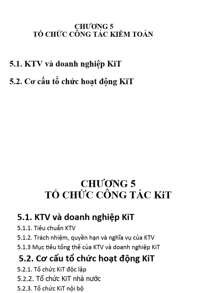 KTCB - Chuong 5.2023 | PDF