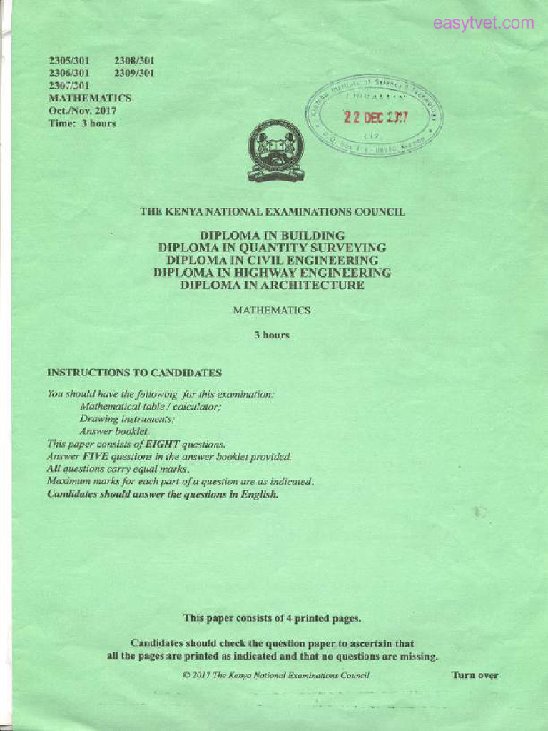 Mathematics 2017nov | PDF