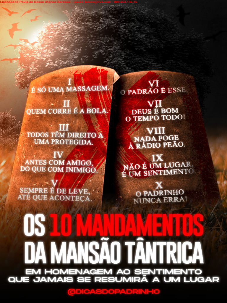10 Mandamentos (Versão Branca) | PDF | Amor | Sentimento
