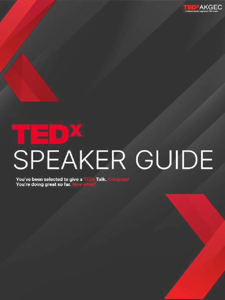 Speaker Guide | PDF