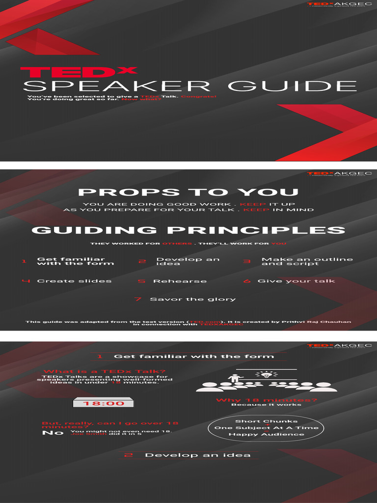 Speaker Guide | PDF