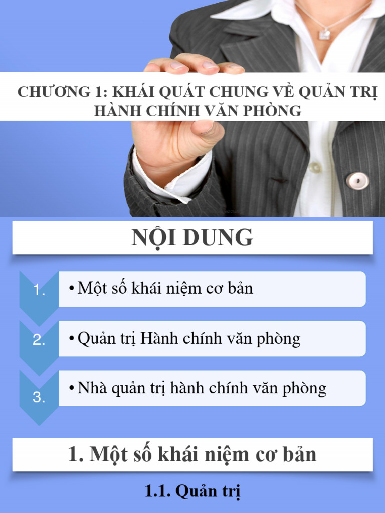 Chuong 1 KQ Chung Ve QTHCVP | PDF