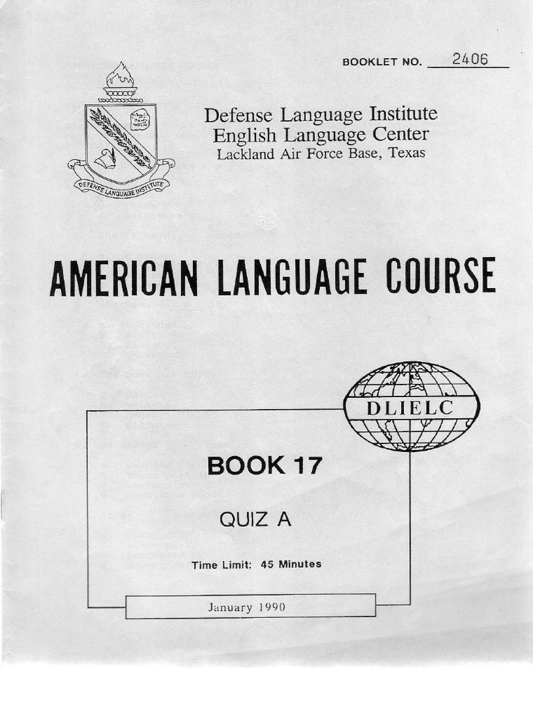 Quiz A - Book 17 | PDF