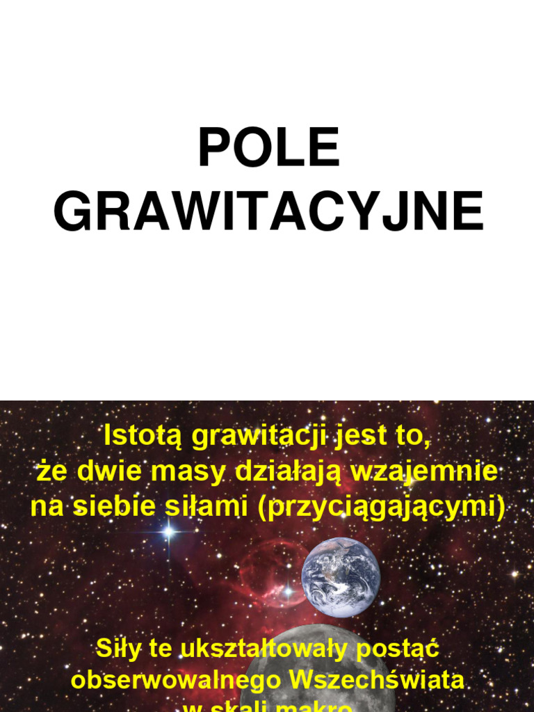 12_Pole grawitacyjne_ST | PDF