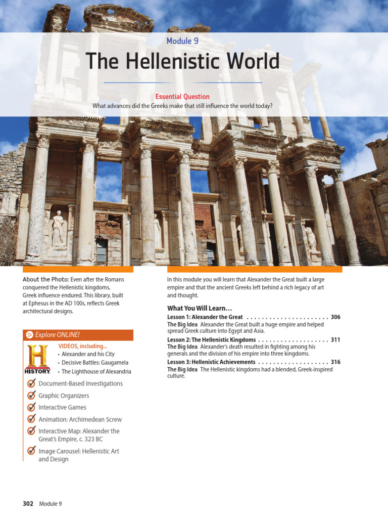 Mod 09 Hellenistic World | PDF | Alexander The Great | Hellenistic Period