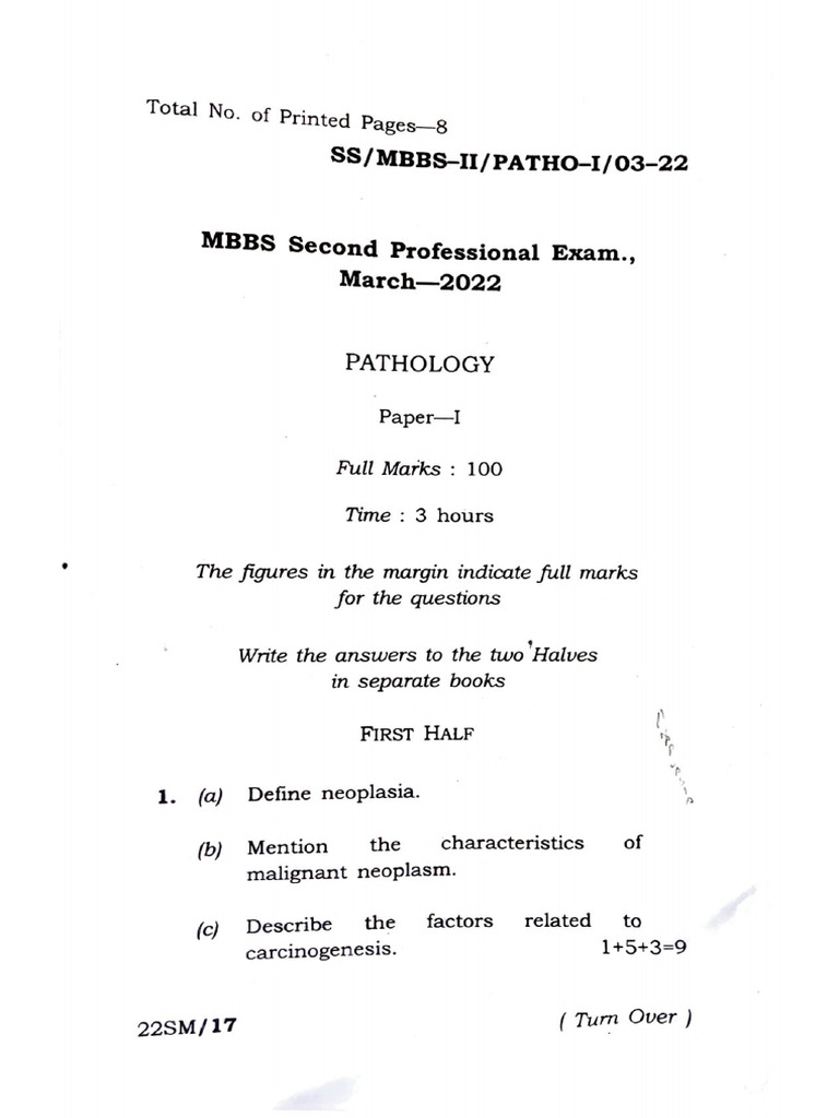 2nd Year Final Question Papers 2022 | PDF