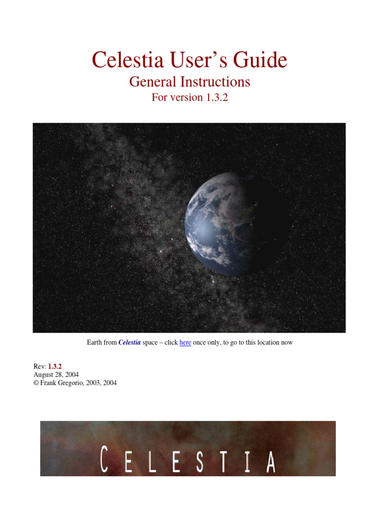 CelestiaUsersGuide-1 3 2 | PDF | Eclipse | Graphics Processing Unit