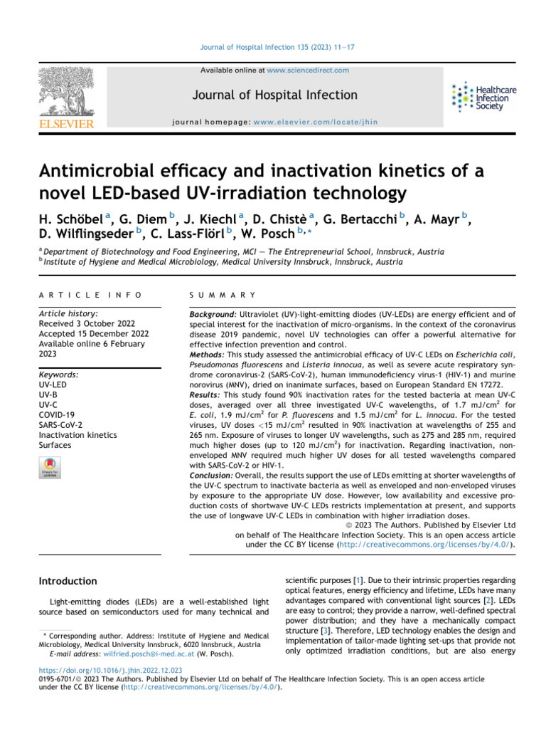 Antimicrobial Efficacy and Inactivation Kinetics o | Download Free PDF ...